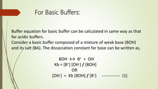 Buffers-----(Pharmaceutics) | PPTX
