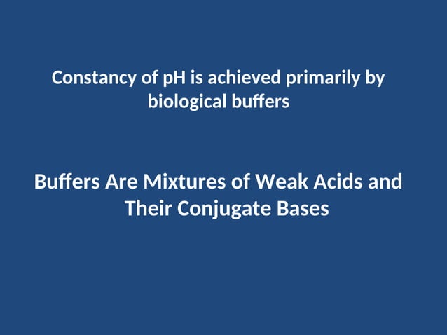 Buffers for biochemistry powerpoint presentation | PPT