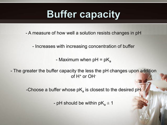 Buffers in chemical analysis, types of buffers | PPT