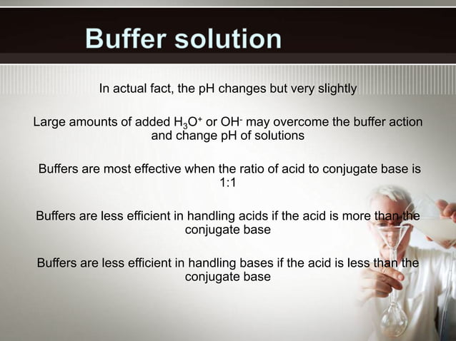 Buffers in chemical analysis, types of buffers | PPT