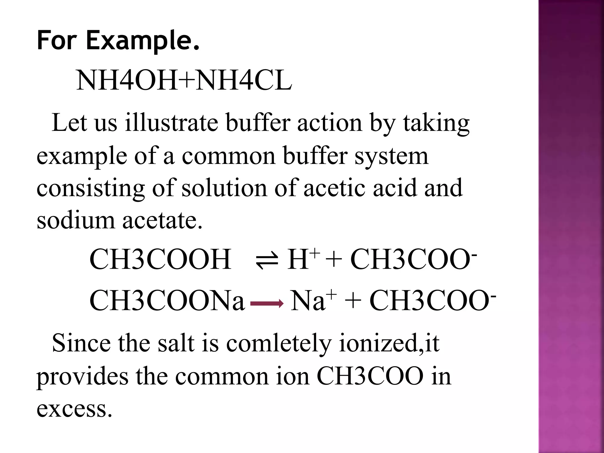 Buffer solution | PPTX