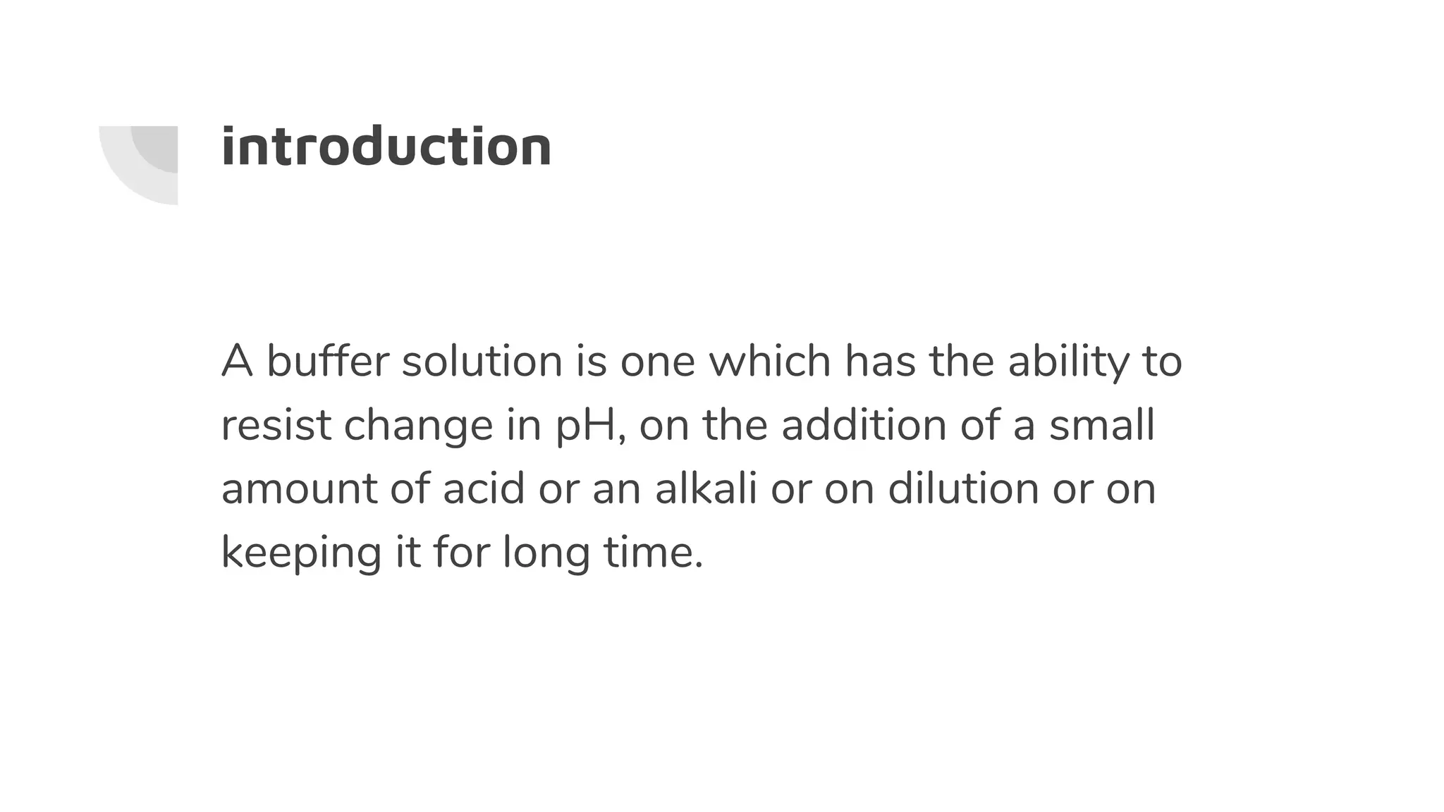 Buffer solution | PPTX