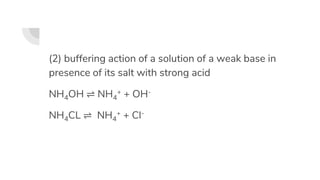 Buffer solution | PPTX