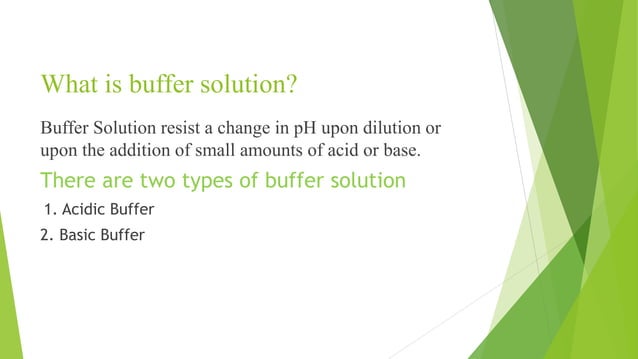 presentation Buffer solution | PPTX | Chemistry | Science