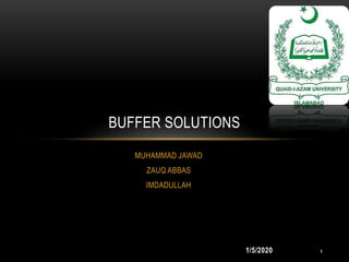 Buffer solutions | PPTX | Chemistry | Science