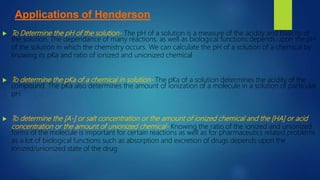 Buffer solutions, henderson, ph metry | PPT