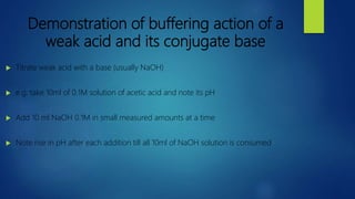 Buffer solutions, henderson, ph metry | PPT