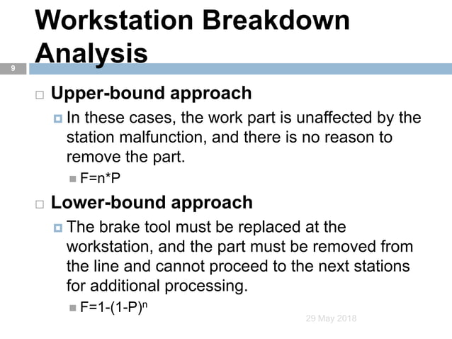 ANALYSIS OF TRANSFER LINE WITH BUFFER STORAGE | PPTX