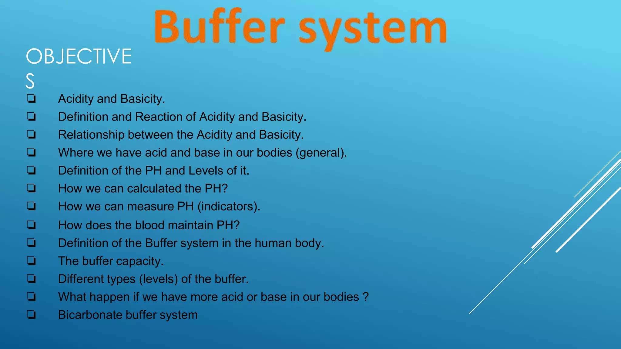 Buffer system | PPTX