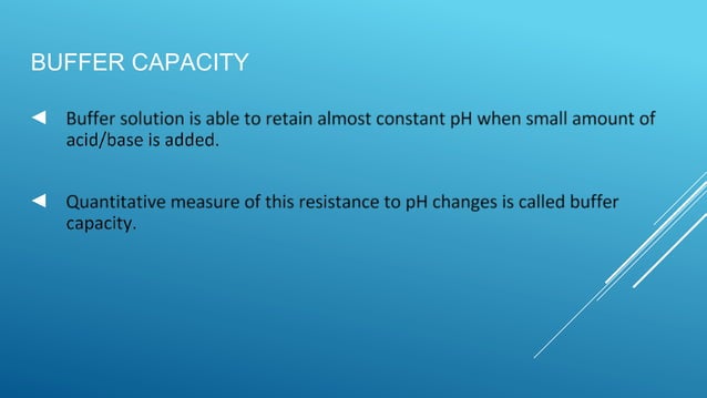 Buffer system | PPTX