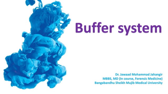 Buffer system.pptx jawad mohammod jahangir | PPT