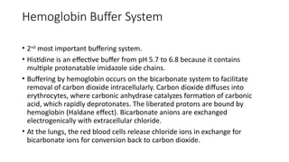 BUFFER SYSTEM mechanism and renal system anesthesia | PPTX