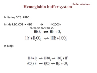 Buffer system for bph | PPTX | Blood Disorders | Diseases and Conditions