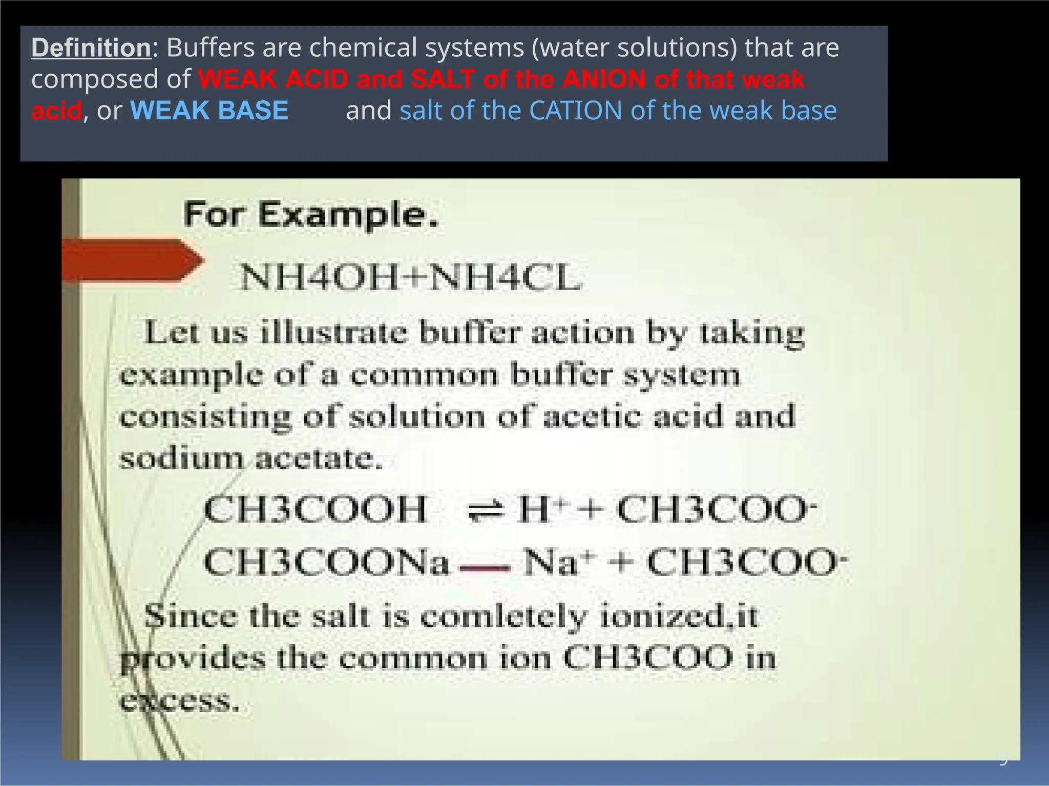 Buffer Systems definition, mechanism of action and importance in ...