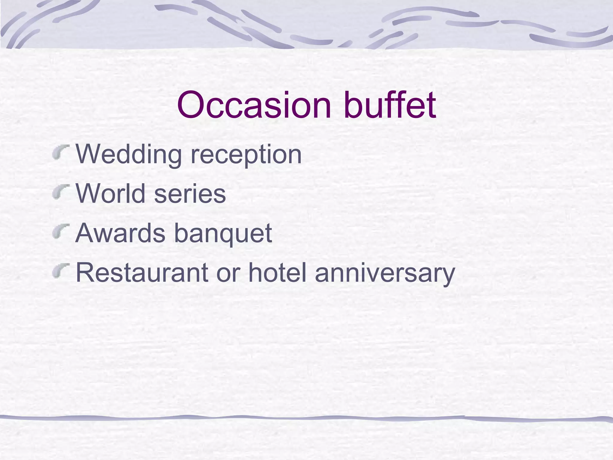 Buffet | PPT