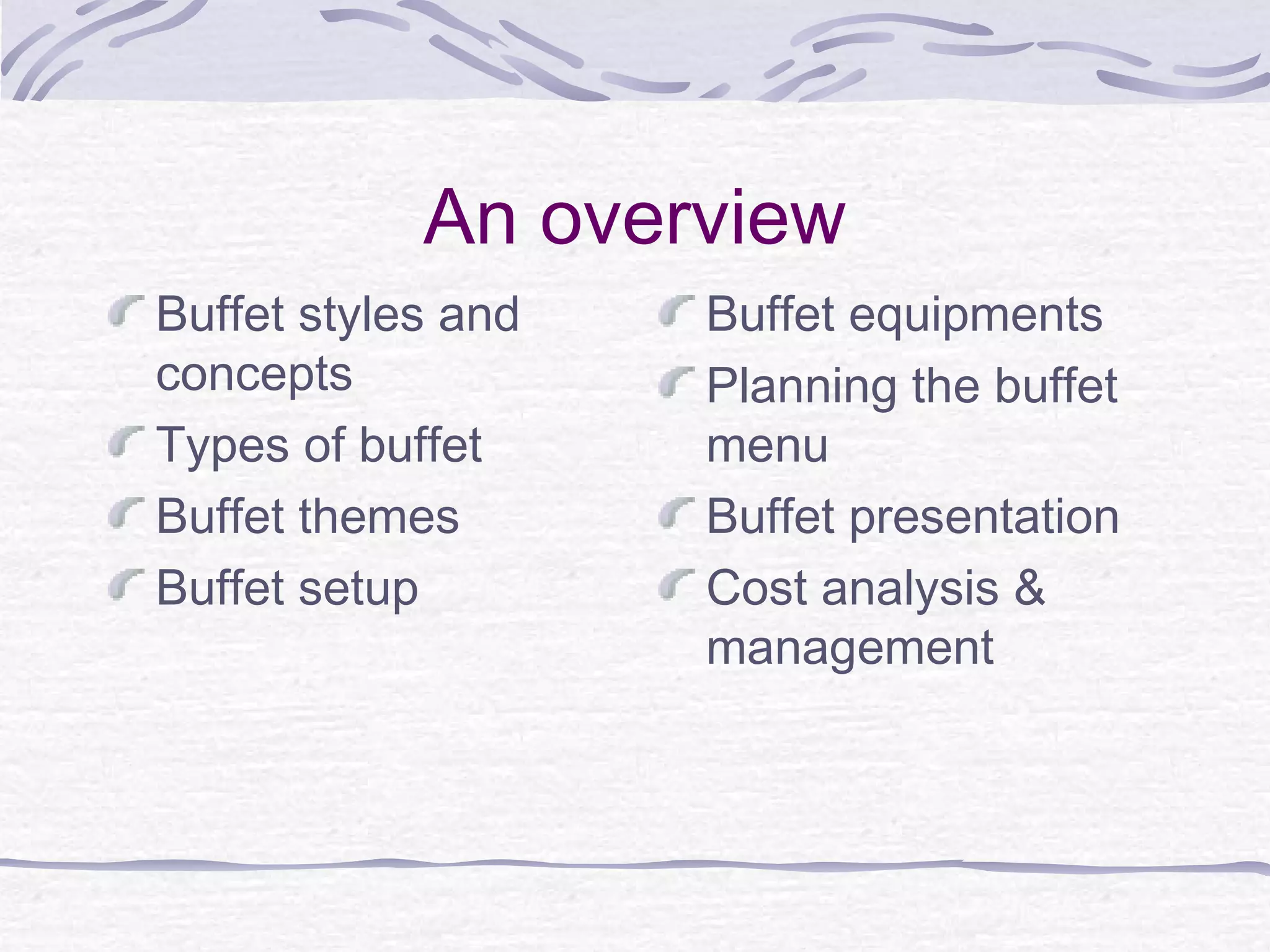 Buffet | PPT