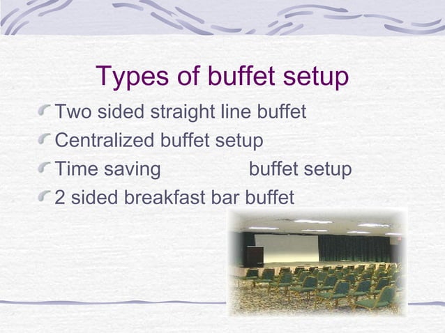 Buffet | PPT | Dining Out | Food & Drink