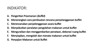 BUFFET makanan dan minuman service (penyajian).pptx