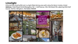 Buffet Resturants super delicacy and amazing food | PPTX