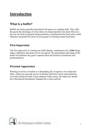 Buffet settings | PDF