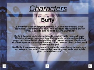 Buffy The Vampire Slayer | PPT