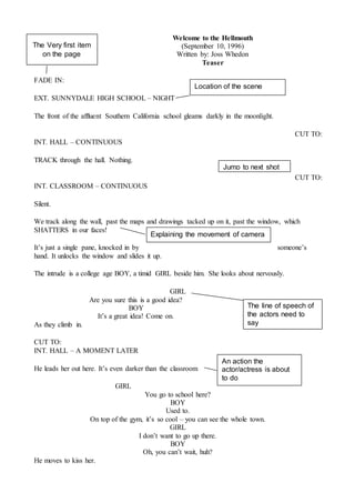 Buffy script | DOCX