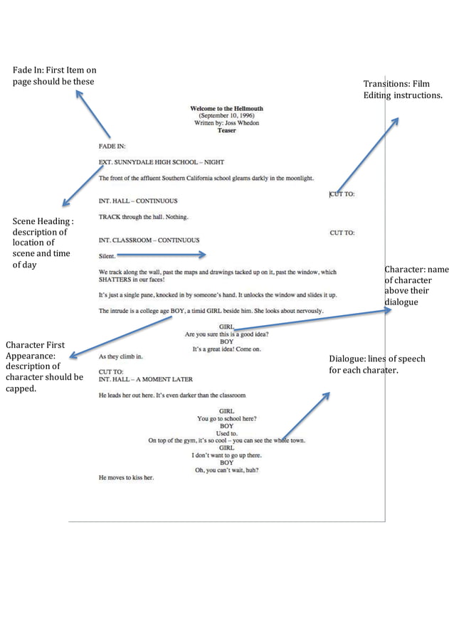 Buffy script structure | DOCX