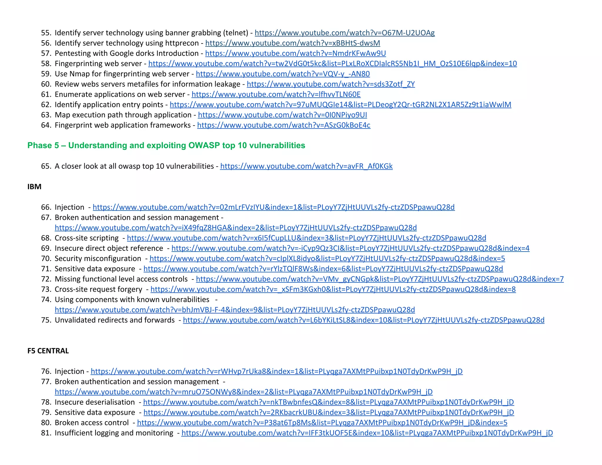 bug-bounty video collection links.pdf