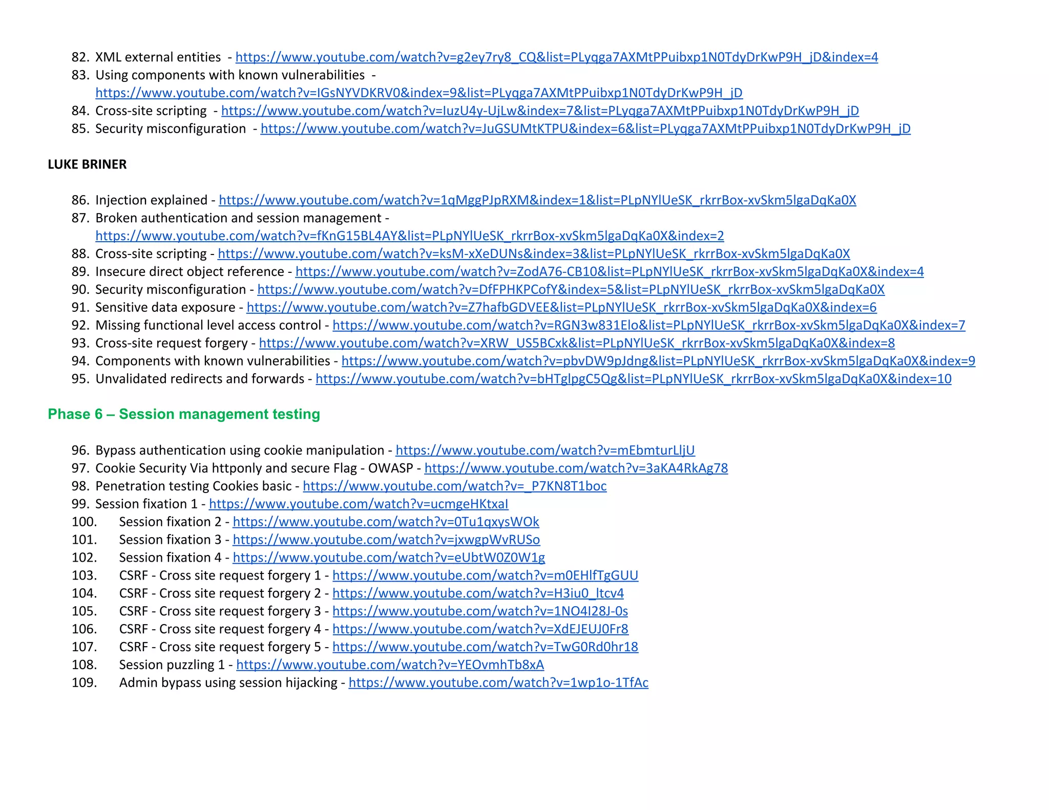 bug-bounty video collection links.pdf