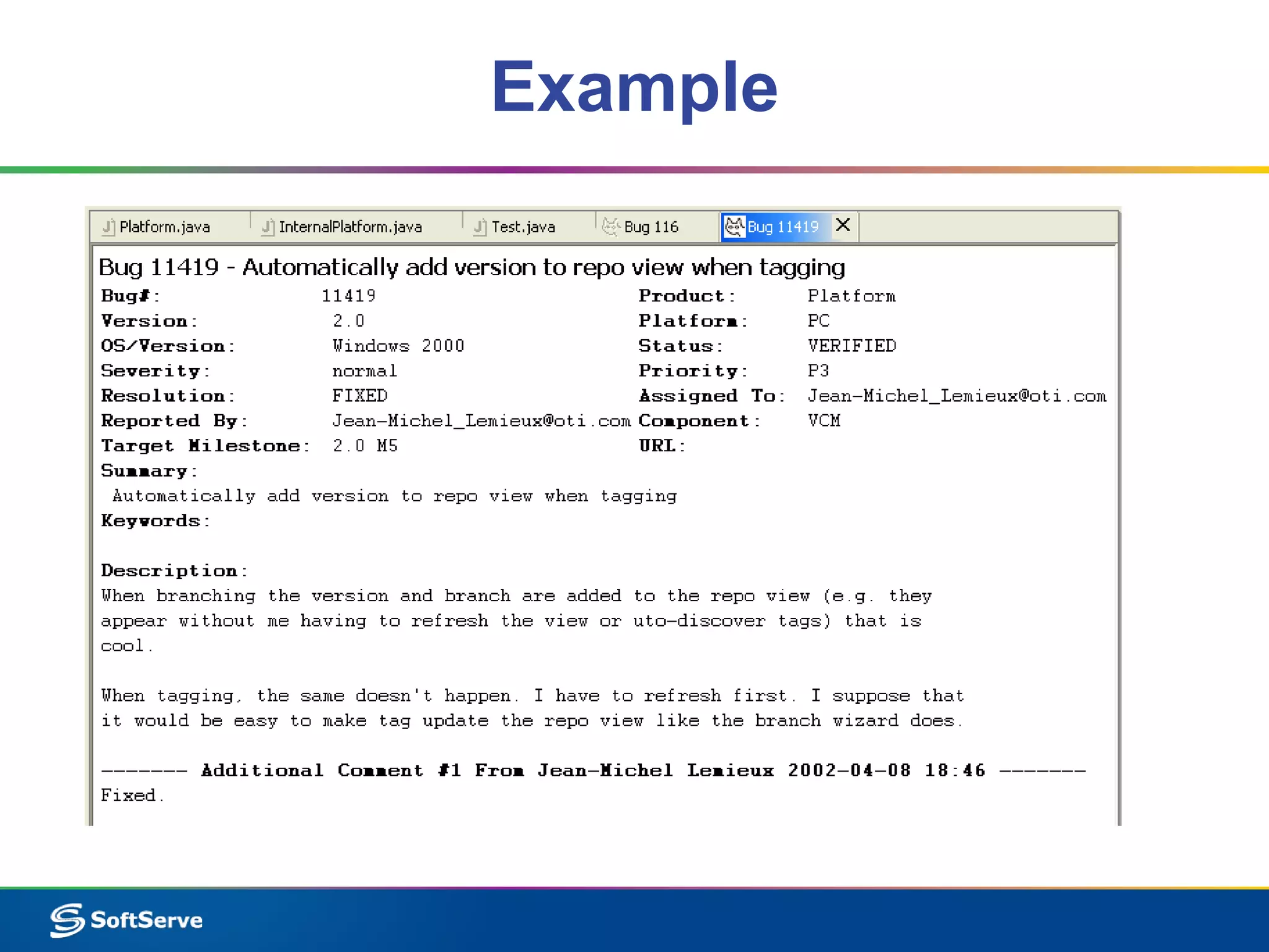Bug reporting and tracking | PPTX