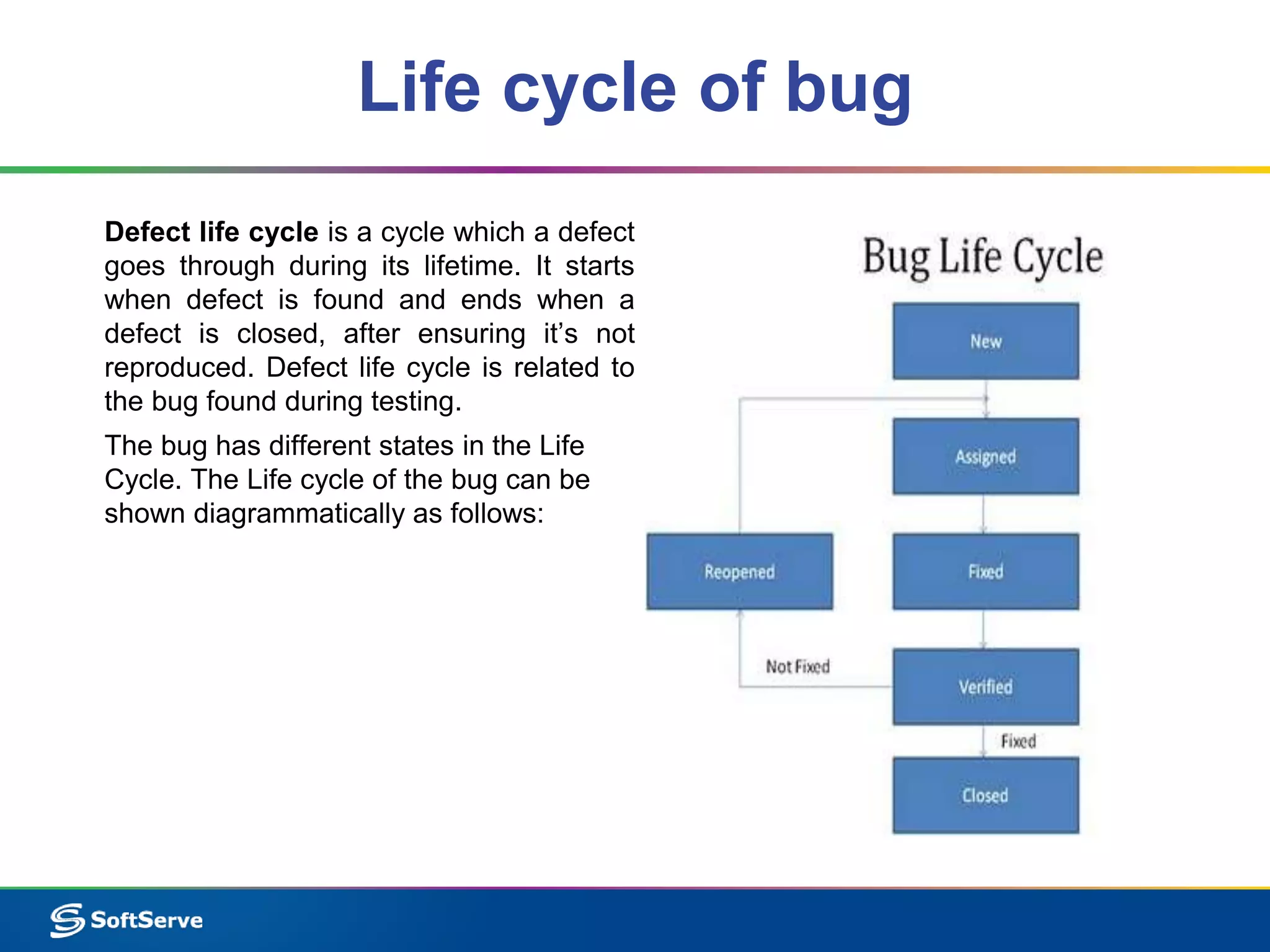 Bug reporting and tracking | PPTX