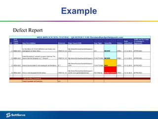 Bug reporting and tracking | PPTX