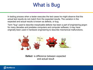 Bug reporting and tracking | PPT