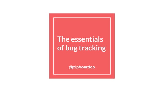 Bug tracking | PPT