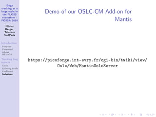 Bug tracking - fossa2010 | PDF