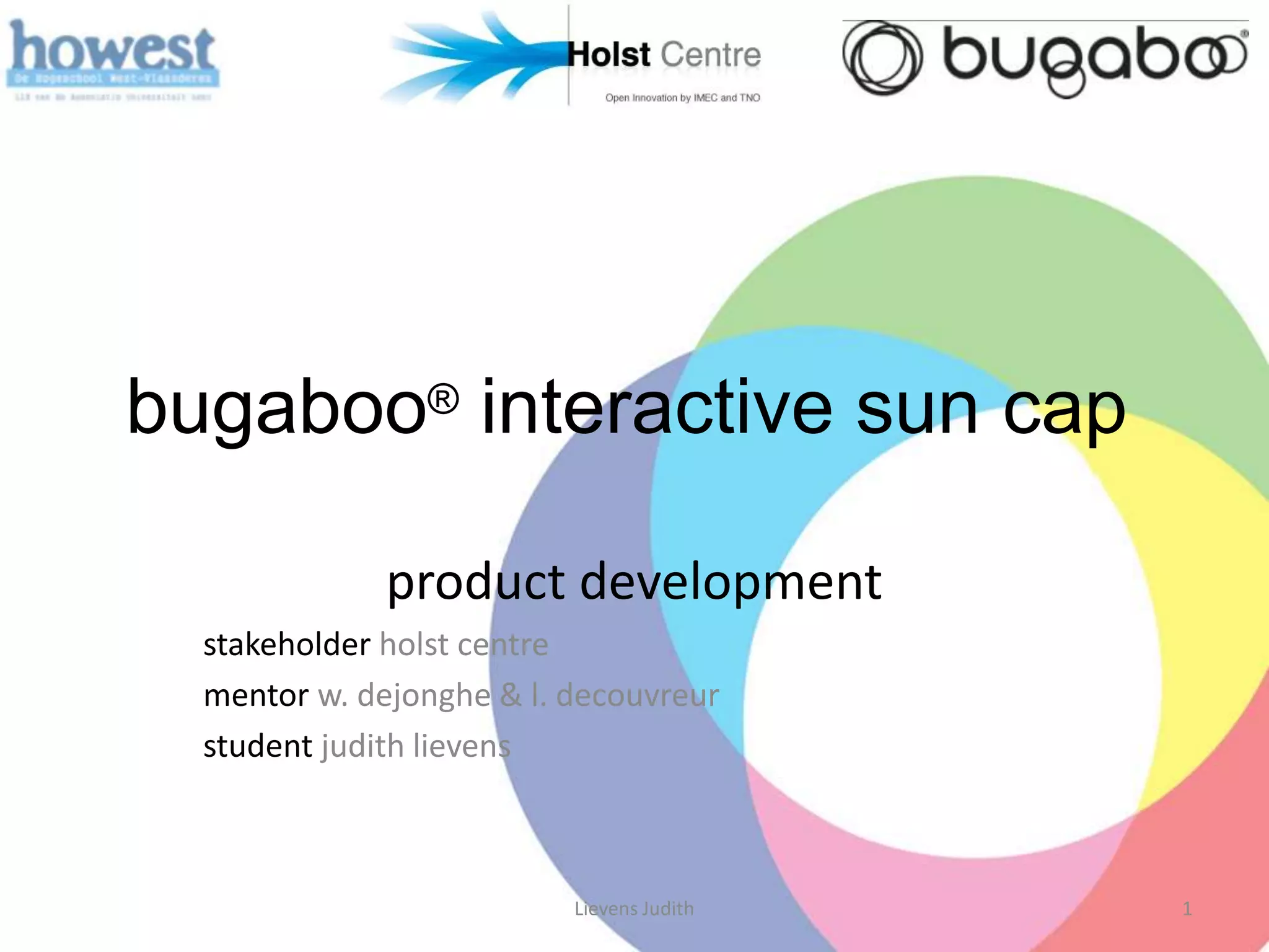 Bugaboo® interactive suncap project | PPT