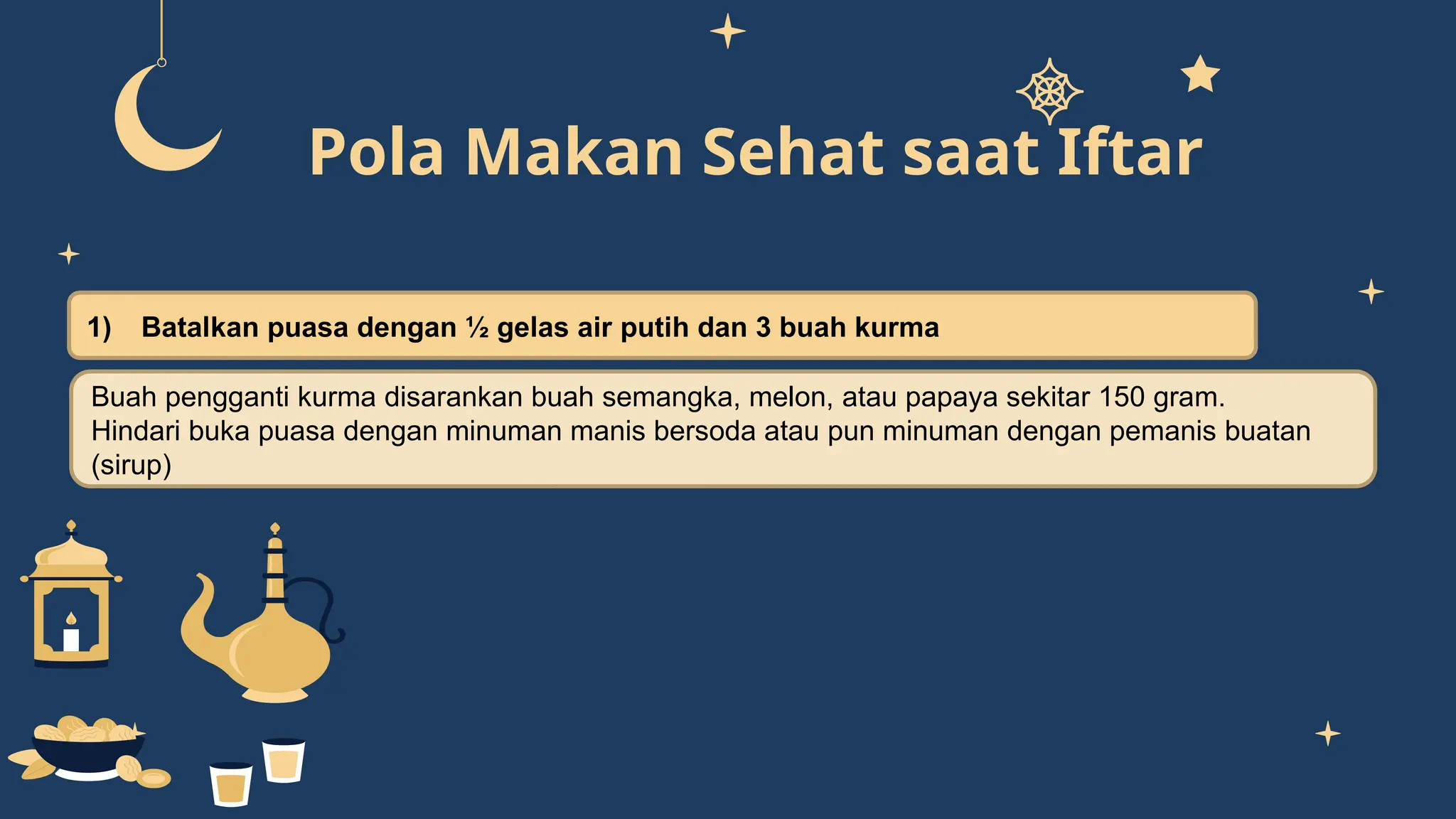 Badan bugar dan sehat saat bulan rhamadhan | PPT
