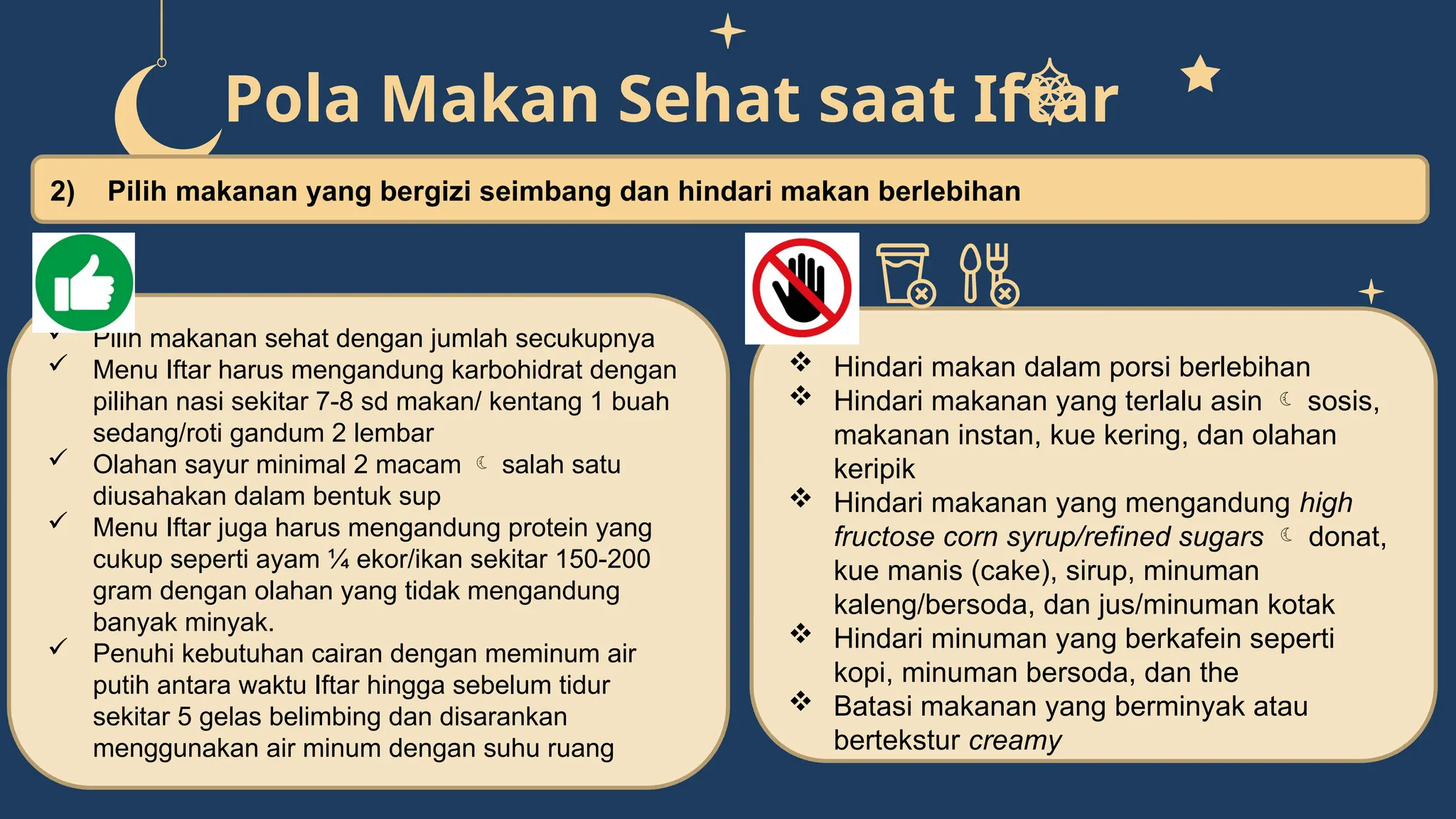 Badan bugar dan sehat saat bulan rhamadhan | PPT