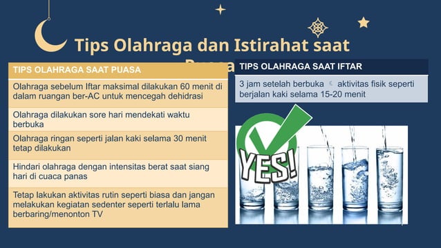 Badan bugar dan sehat saat bulan rhamadhan | PPT