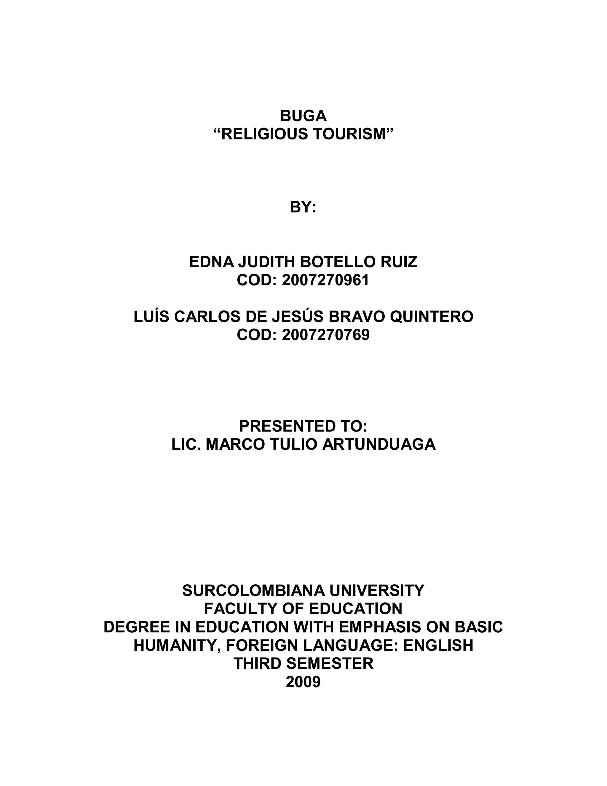 Buga Trabajo Fotos | PDF