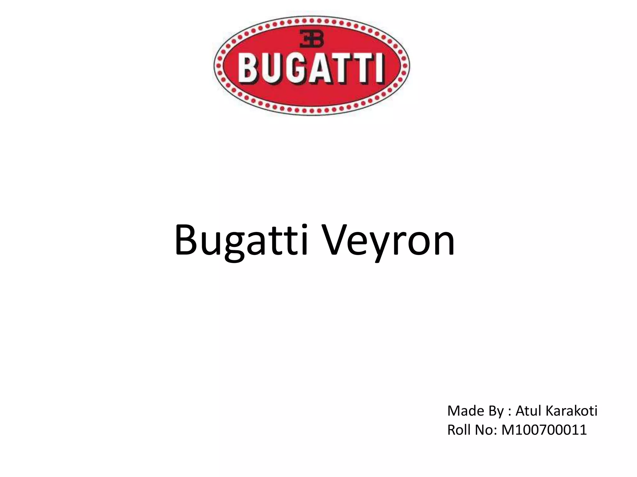 Bugatti presentation | PPTX