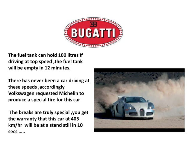 Bugatti presentation | PPTX | Automotive Industry | Industries