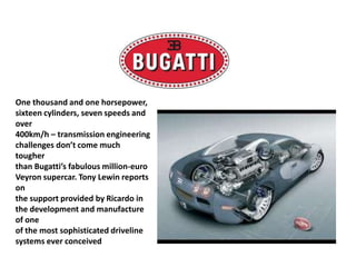 Bugatti presentation (1) | PPTX