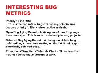 Bug best practice | PPT