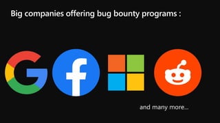Bug bounties | PPTX | Antivirus Software | Computer Software and Applications