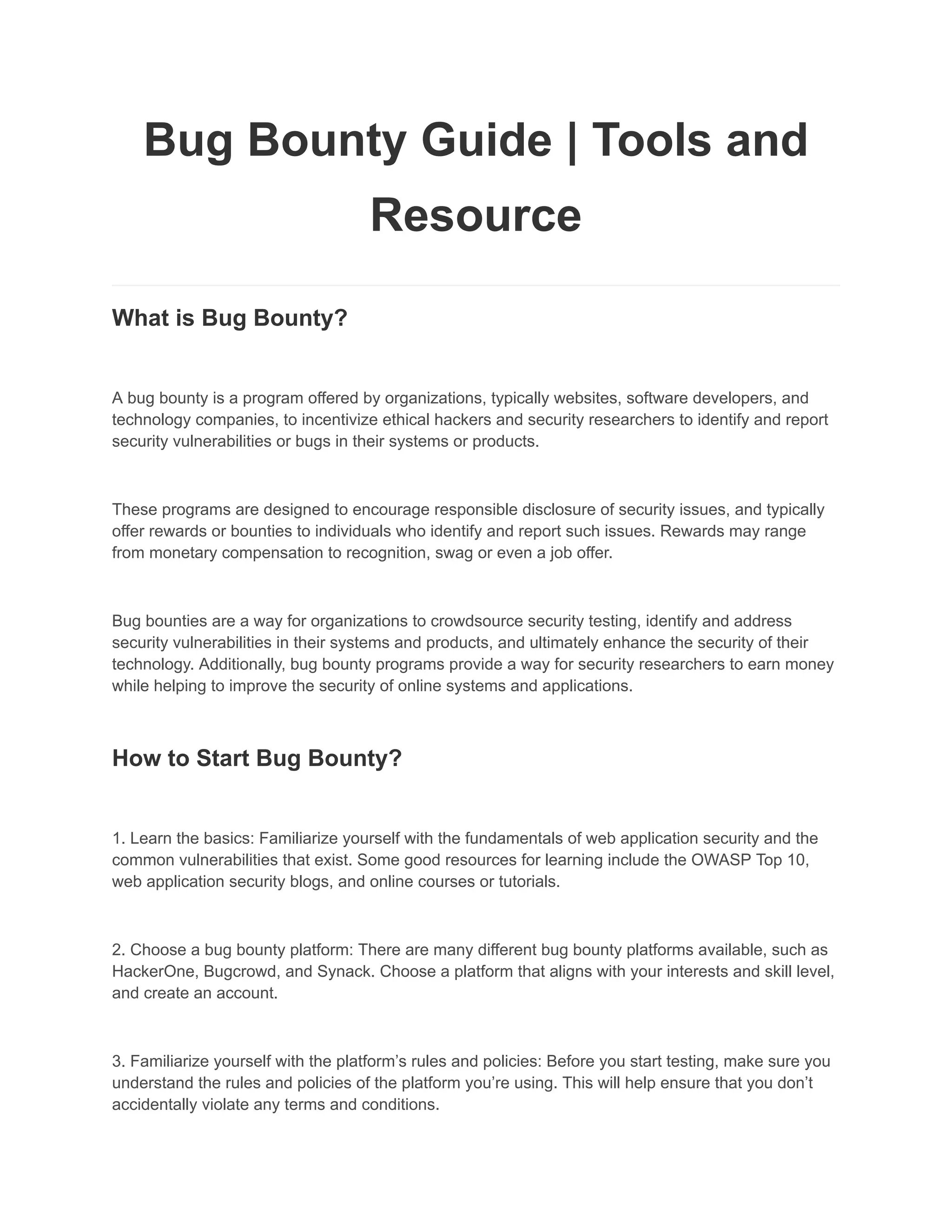 Bug Bounty Guide Tools and Resource.pdf