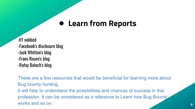 Bug bounty hunting | PPTX | Technology & Computing