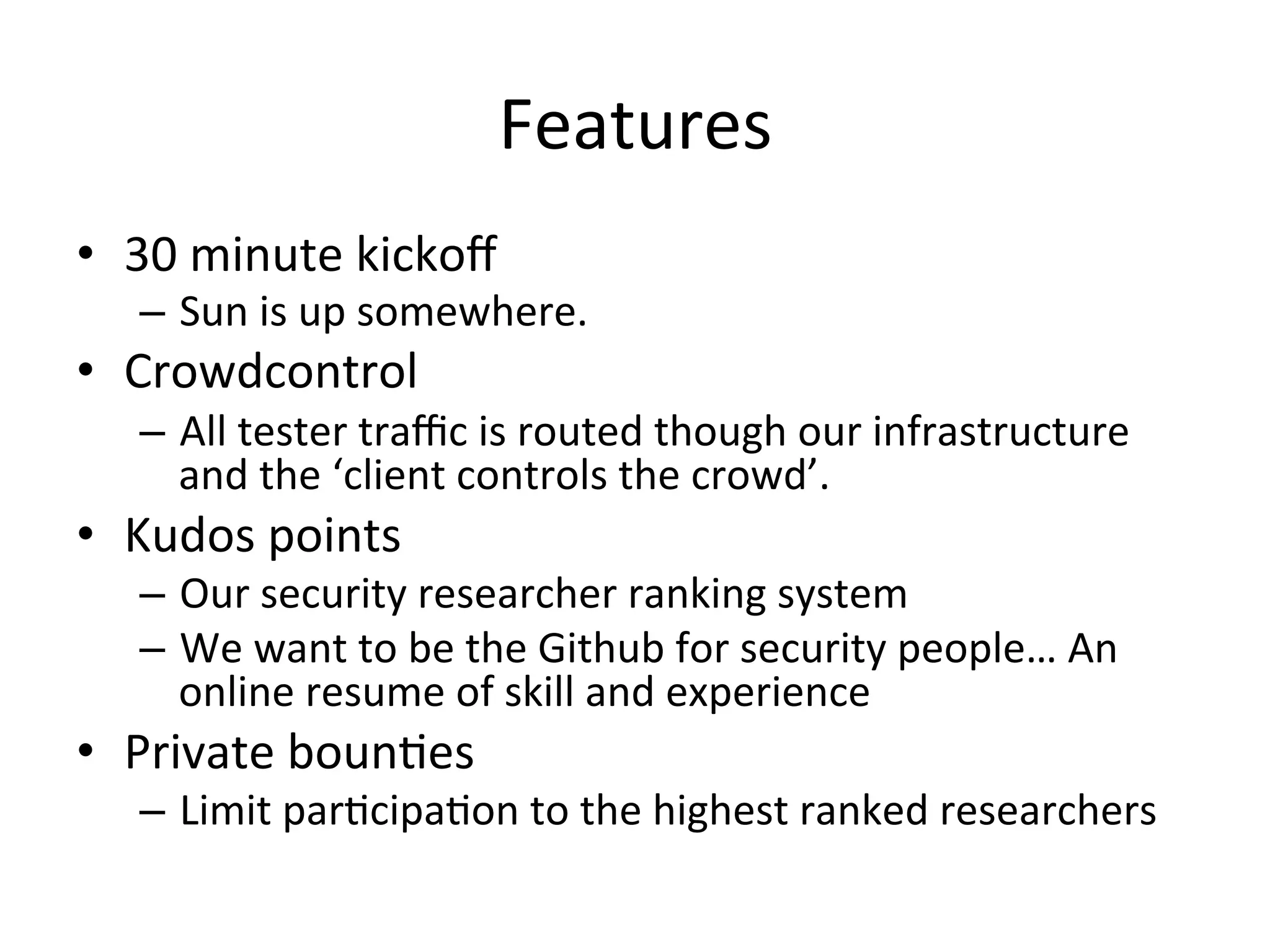 Introducing Bugcrowd | PPT