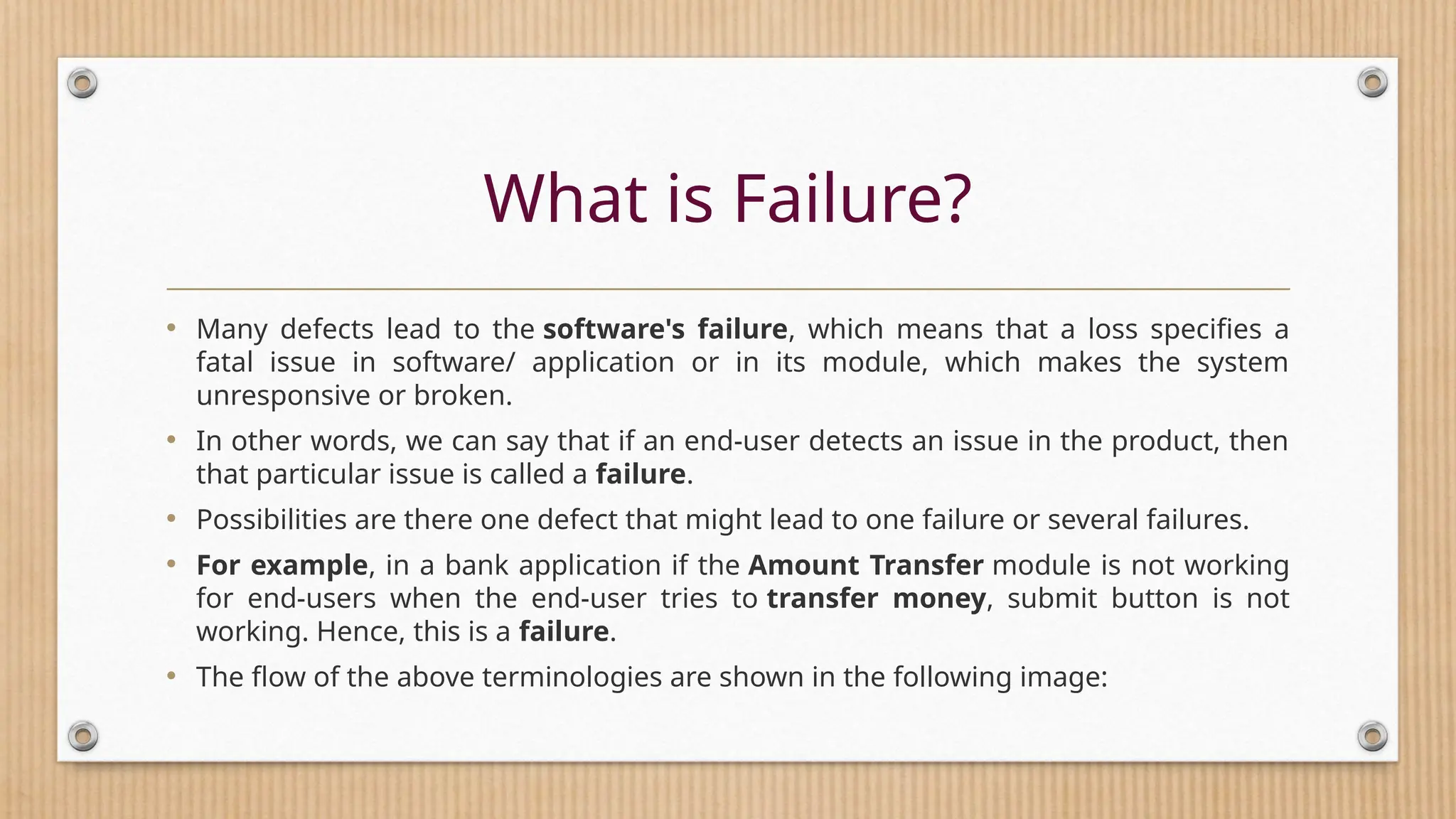 Bug, Defect, Error, Fault in Software Quality Engineering .pptx