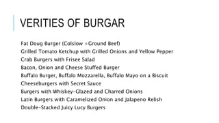 Buger demonstration practical | PPTX